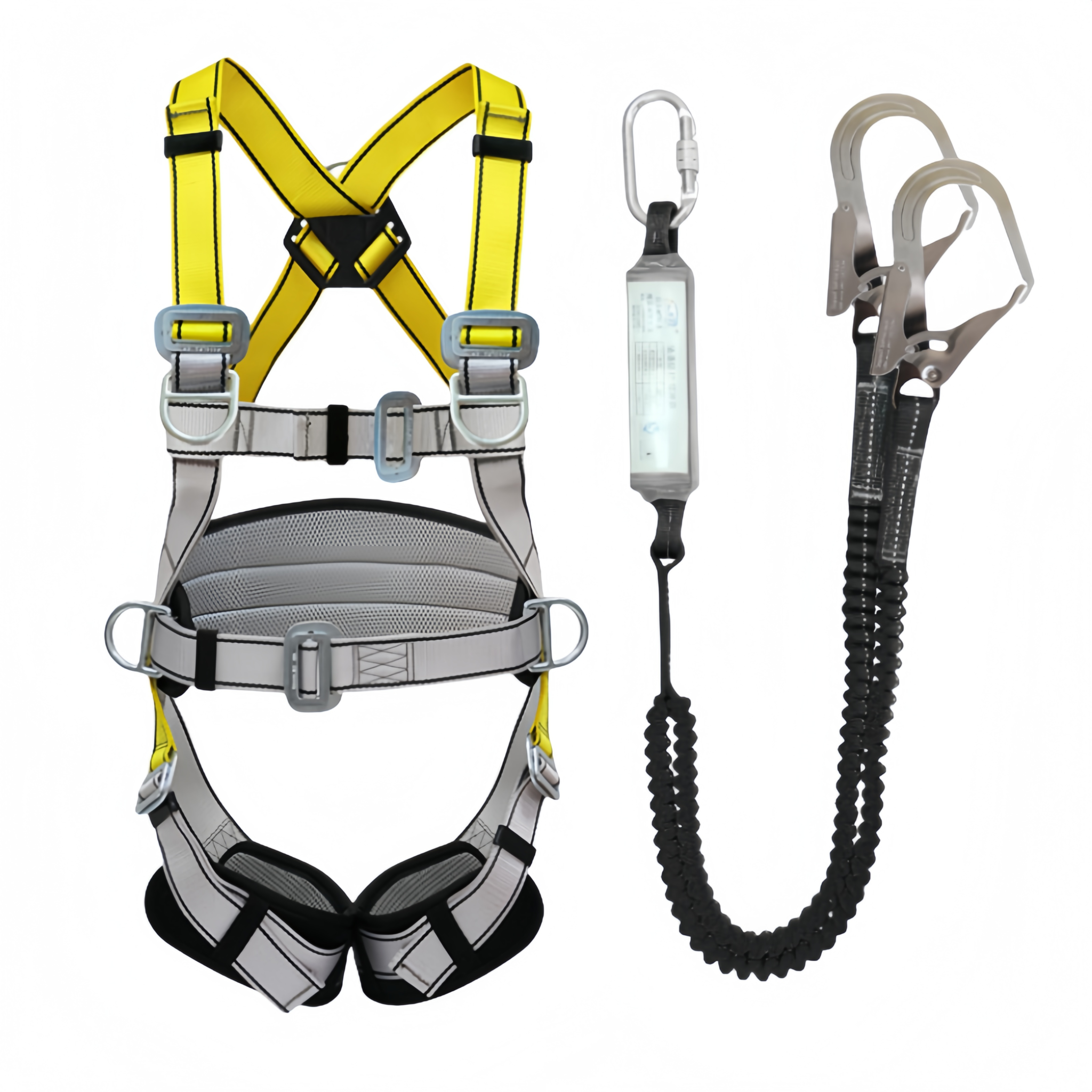 Safety Harness With Lanyard