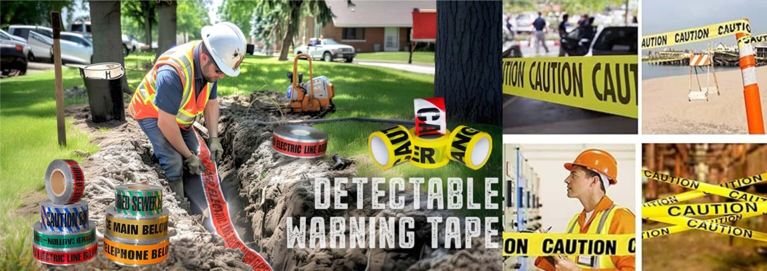 PE warning tape/Detectable underground warning Tape