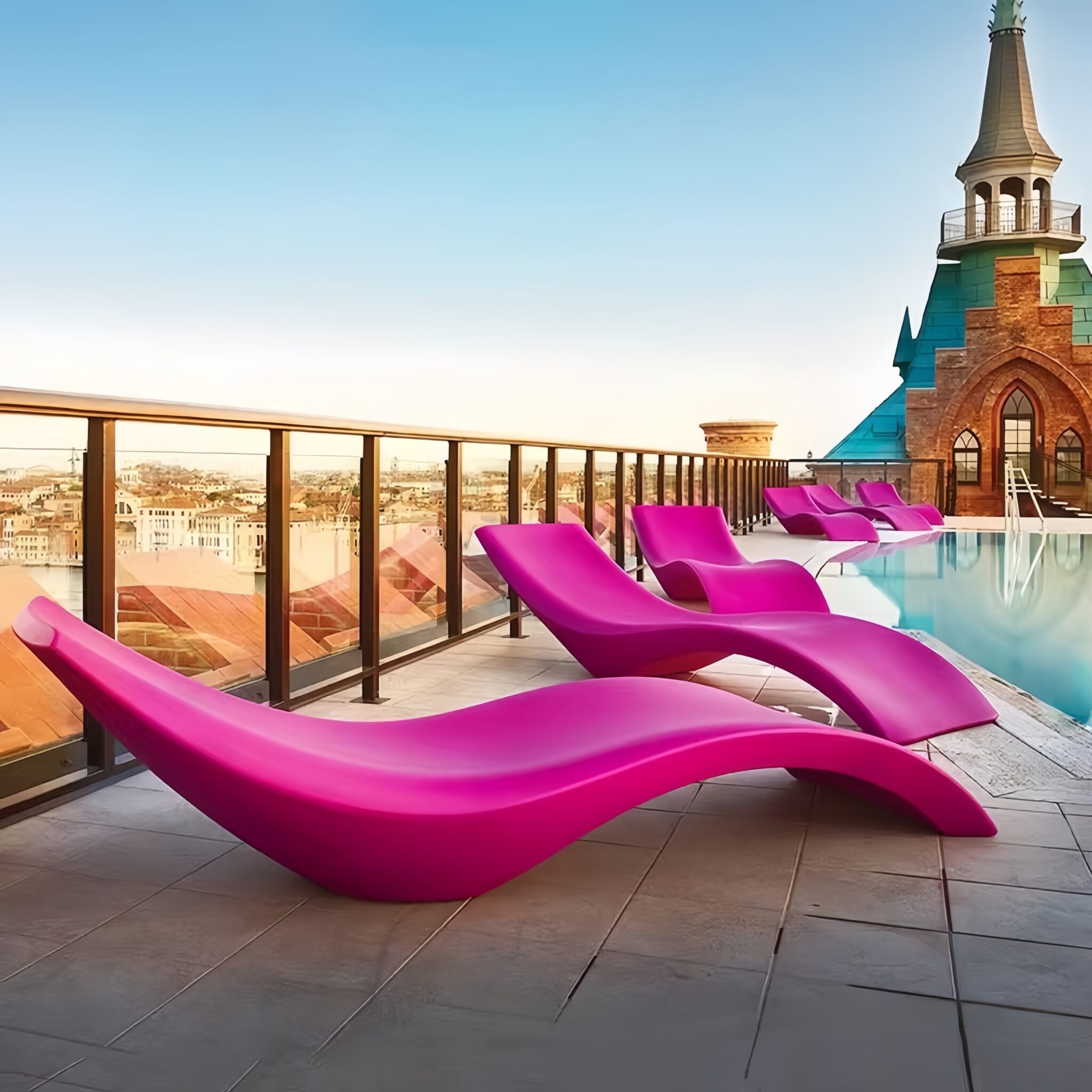 Fiberglass Sun Loungers