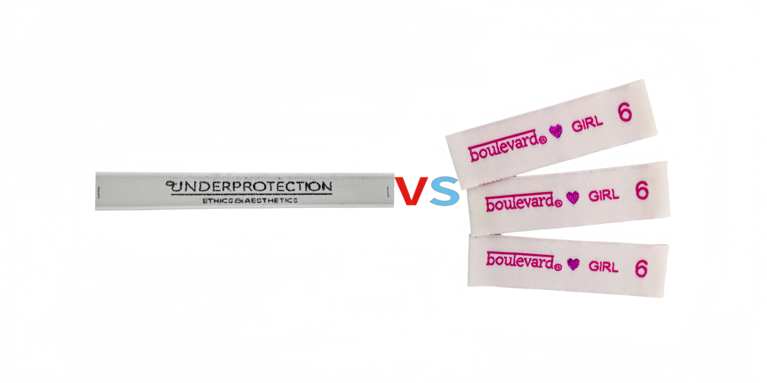 Woven Labels With Elastic—Customize Your Own Logos