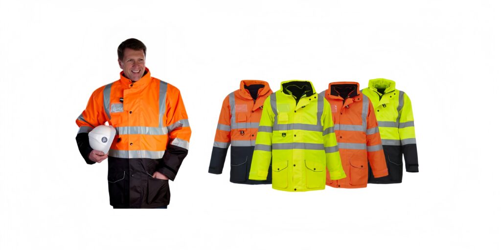 Custom Winter Hi Vis Work Jackets with LogoCustom Winter Hi Vis Work ...